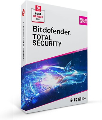 Bitdefender Total Security Antivirus VPN 5 Devices 1 Year (NEW!) | eBay