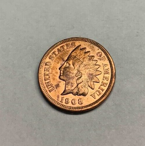 1908 INDIAN HEAD CENT PENNY UNCIRCULATED BEAUTY | eBay