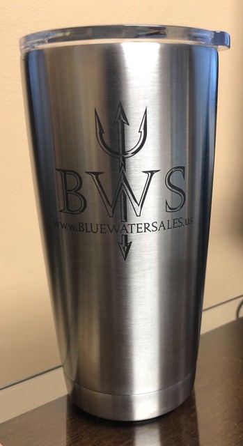 Blue Water Sales BWS Logo Yeti Rambler 20 Oz for sale online | eBay