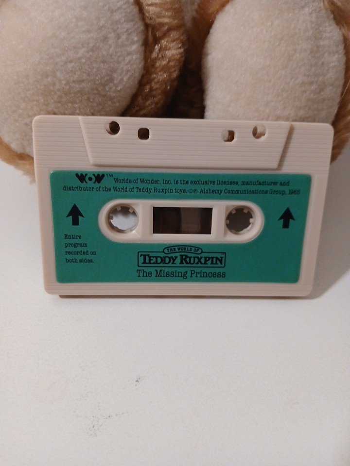 Teddy Ruxpin with Original Cassette Tape | eBay