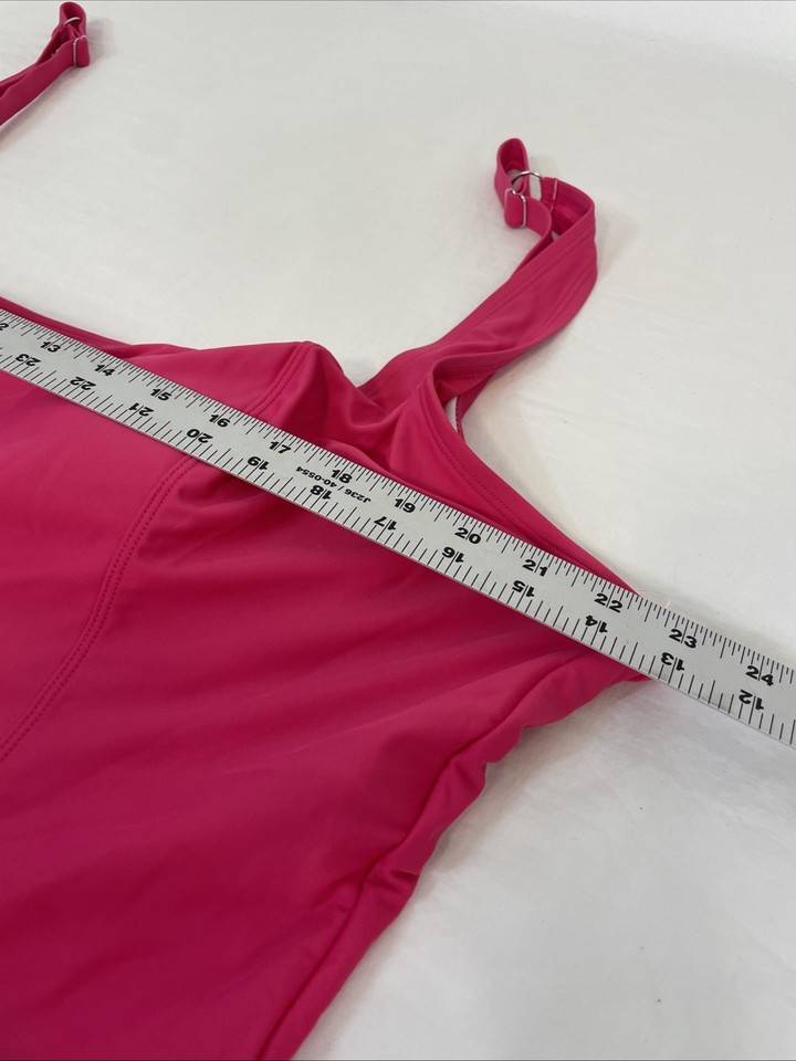 Tidal Bay Contemporary Women's One Piece Pink Bathing Suit NWT Sz 3X | eBay