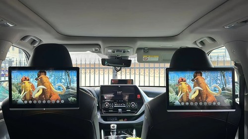 2x 14'' Car Rear Seat Headrest Monitor 1080P Touch Screen TV Player ...