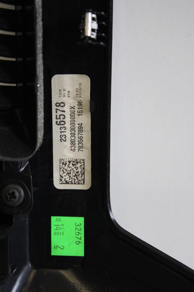 2015-2017 CHEVY SILVERADO PASSENGER SIDE DASH TRIM PANEL 23136578 | eBay