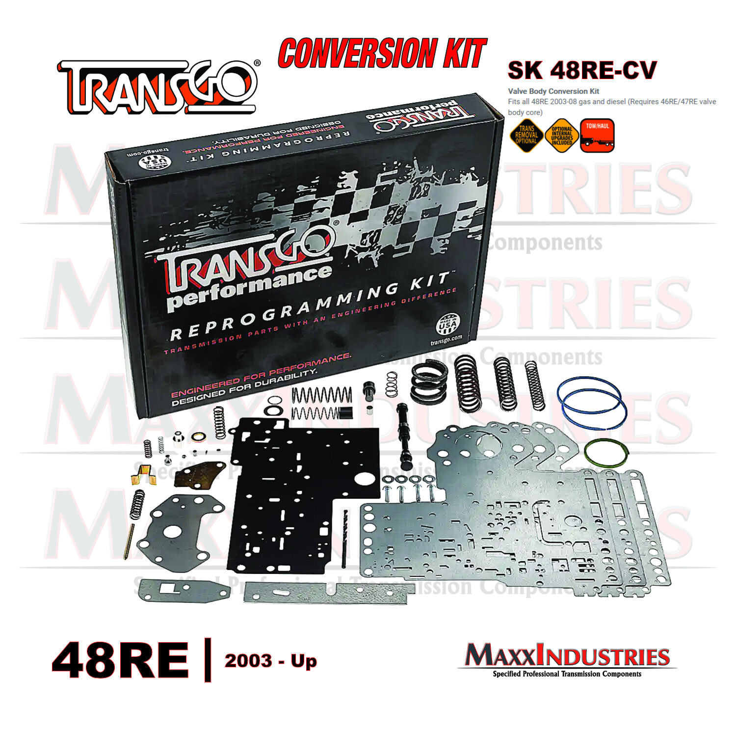 48RE Transmission Valve Body Reprogramming Shift Kit - Converts 46-47RE ...