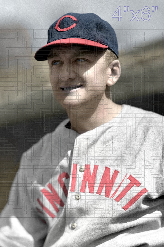 Jim Gleeson - 1941 Cincinnati Reds - choose a style - colorized print ...