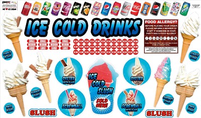 ICE CREAM VAN STICKER, KIT, DECAL CUT VINYL | eBay