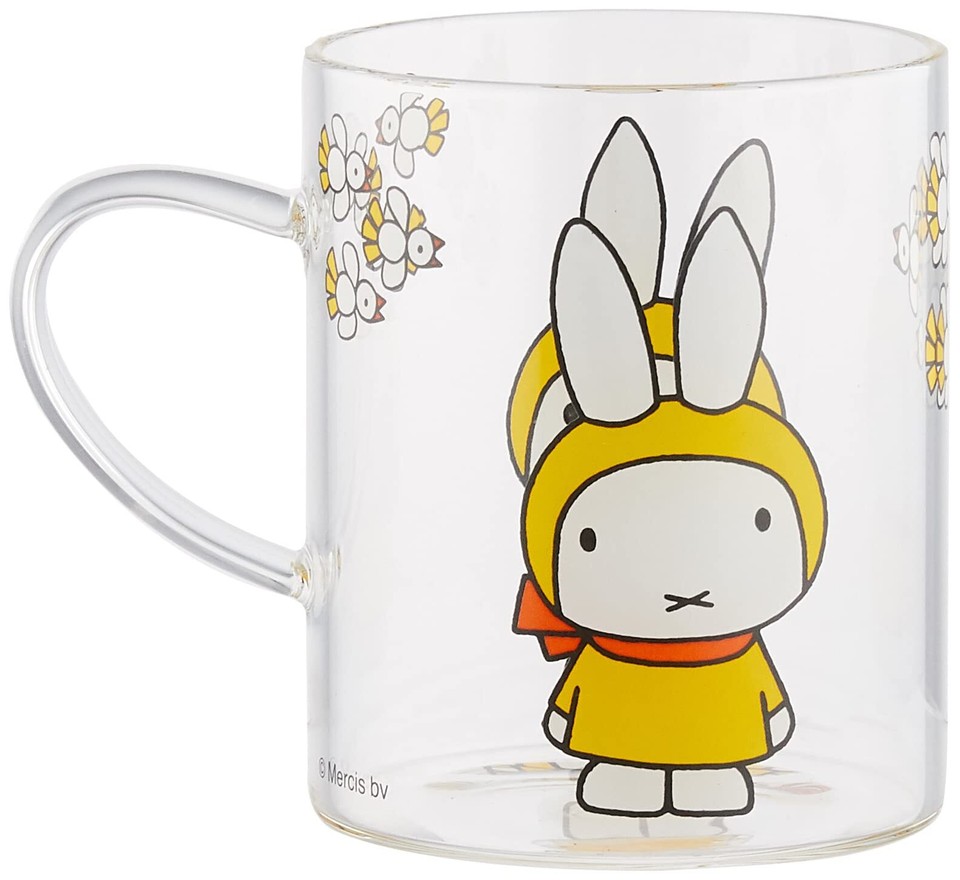 Space Joy Miffy Mug Heat Resistant Glass 330ml Microwave Safe Miffy ...