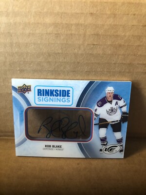 2016-17 Upper Deck Ice Rinkside Signings #RSRB Rob Blake | eBay