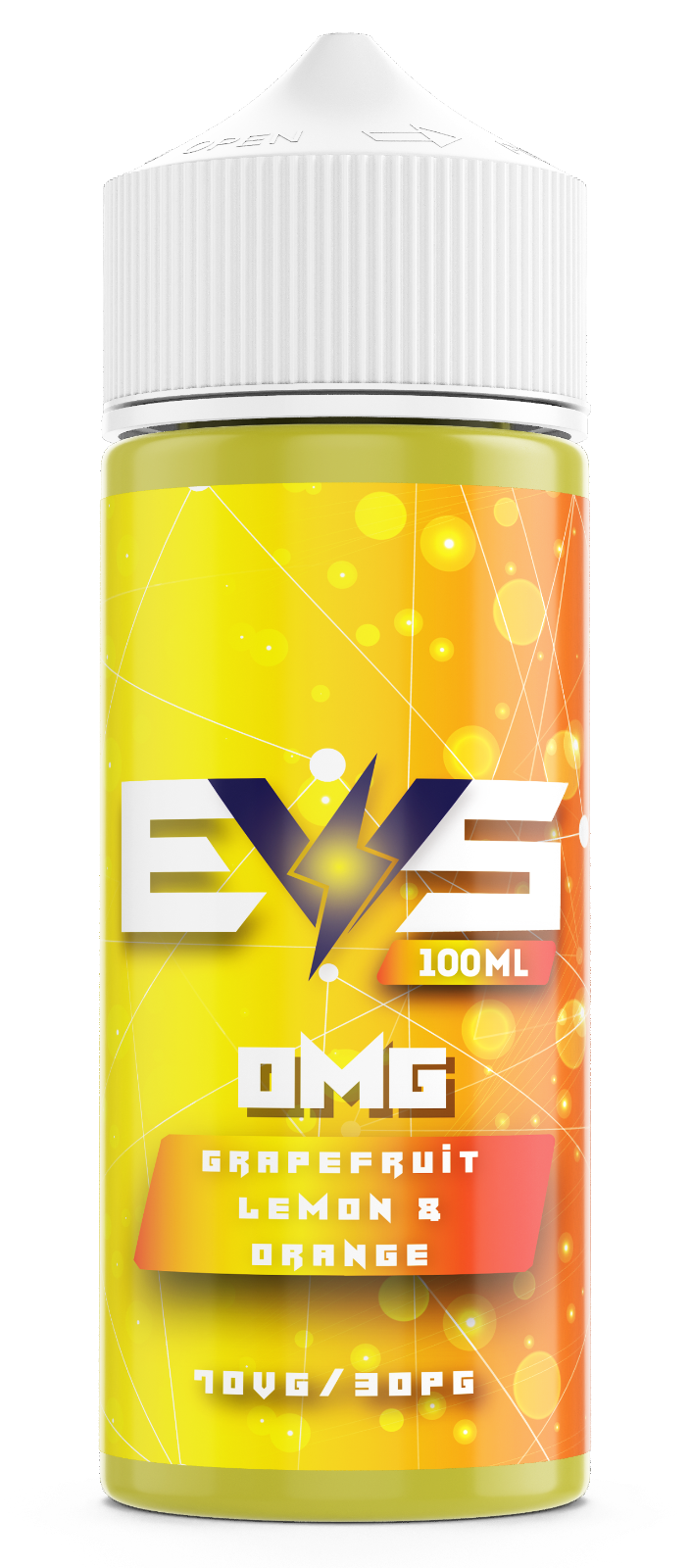 100ml E Liquid EVS Premium 0mg No Nic Vape Juice Vintage Elux Flavour ...
