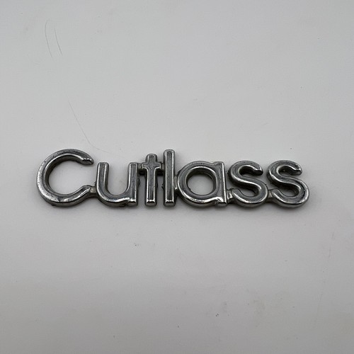 Oldsmobile OEM 1988-1996 Cutlass Ciera Chrome Metal Front Side Emblem ...