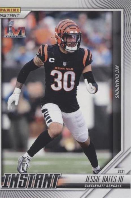 2021 Panini Instant NFL - AFC Champions Jessie Bates III #222 /707 for ...