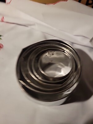 Metal Pastry Cutters Set Of 6 Vintage Fair 3" | eBay