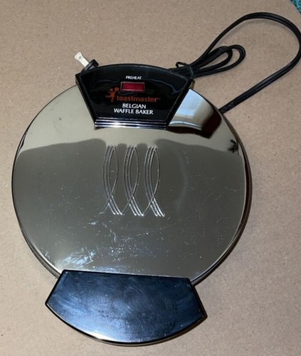 Vintage Toastmaster Model 200 Classic Belgian Waffle Baker Iron Chrome ...