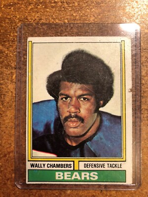 1974 Topps Football # 474 Wally Chambers | eBay