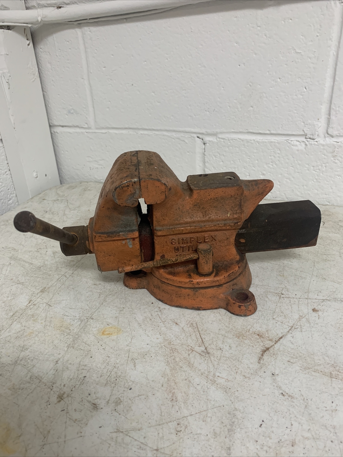 Vintage Desmond Stephan Co Simplex Utility No. 350 Bench Top Vise | eBay