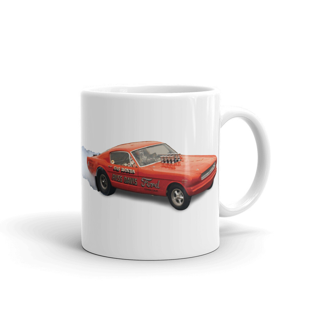 Gas Ronda 427 AFX Holman Moody NHRA Mustang Drag Funny Car Coffee Mug ...