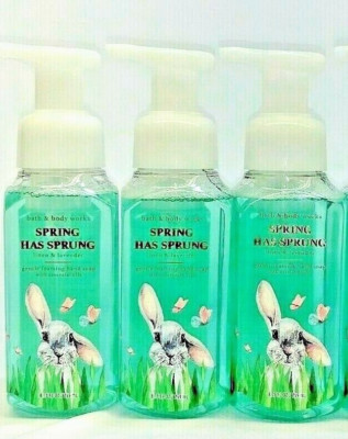 3 SPRING HAS SPRUNG LINEN & LAVENDER Foaming Hand Soap Bath & Body ...