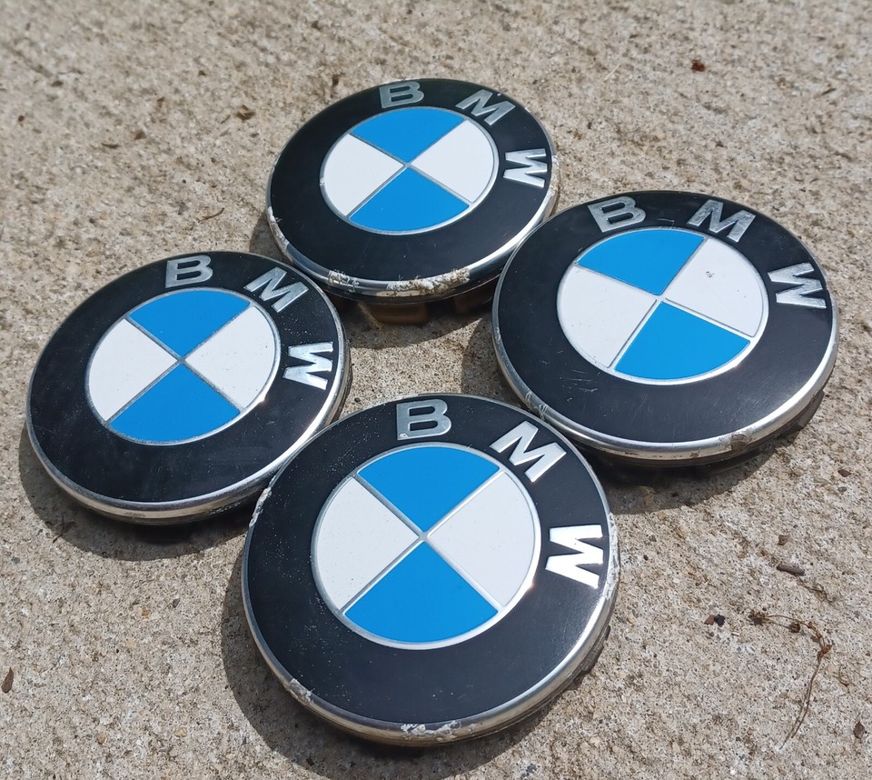 BMW 1, M, X, Z series center cap set of 4, 1998-2018 part # 6 783 536 ...