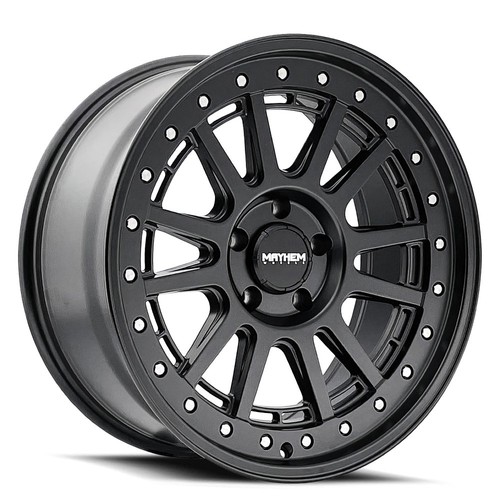 17x9 Mayhem 8305 Compass 6x5.5/6x139.7 -6 Black Wheels Rims Set(4) 106 ...