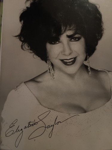 Elizabeth Taylor signed Photo Rare Classic Movies autograph 8x10 | eBay