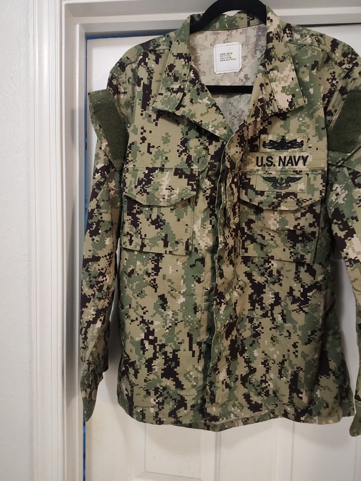 US Navy USN NWU Type III Working Uniform Blouse Jacket Size Medium ...