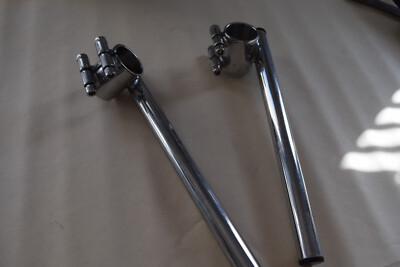 After market cafe handlebars steel for 36mm forks | eBay