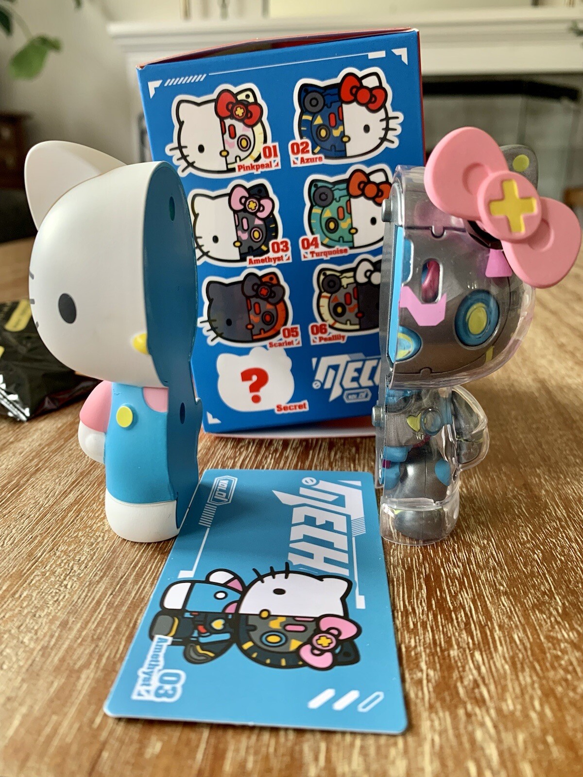 NEW Sanrio Hello Kitty Mecha Lam Toys Blind Box Vol. 01 Amethyst 03 ...