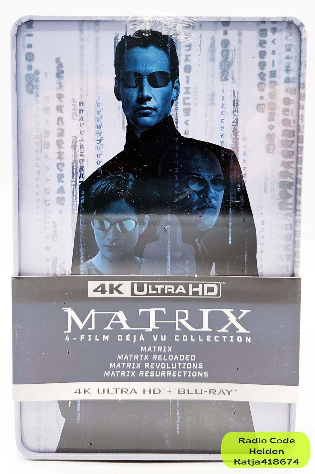 Matrix Anthology 1-4 Deja Vu Collection 4K UHD Blu-ray Steelbook NEU ...