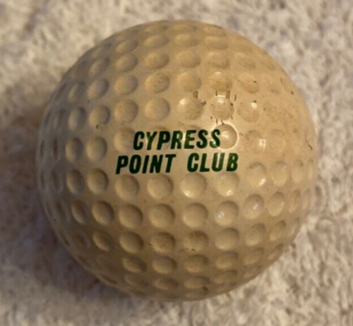 1960s " CYPRESS POINT CLUB ",Logo Ball, EXTREMELY SCARCE, Is there ...