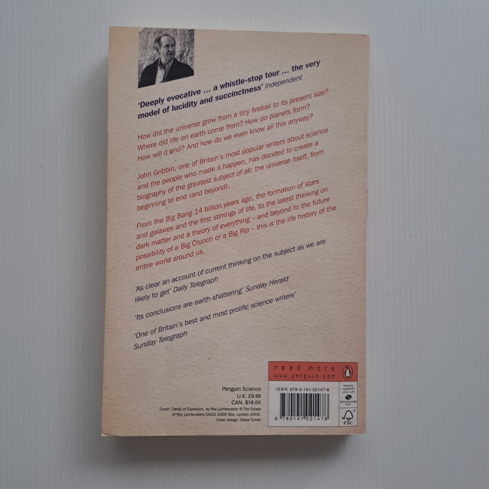 The Universe: A Biography by John Gribbin Paperback 2008 Used Book ...