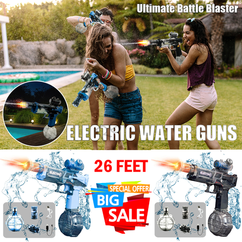 Ultimate Battle Blaster Electric Water Guns with Realistic Gun Muzzle ...