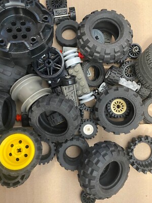 Lego TIRE RIMS Pieces Builders Lot 1 Pound From Various Sets | eBay