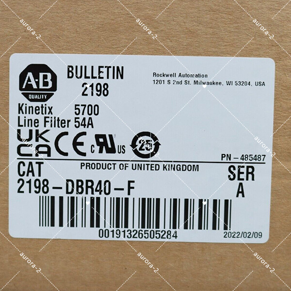 New Sealed AB 2198-DBR40-F Line Filter Module Rockwell Automation Unit ...
