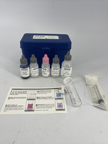 AFCO Quat Test Kit Code AOTK9000-Z 1 Drop 10ppm/ 5mL | eBay