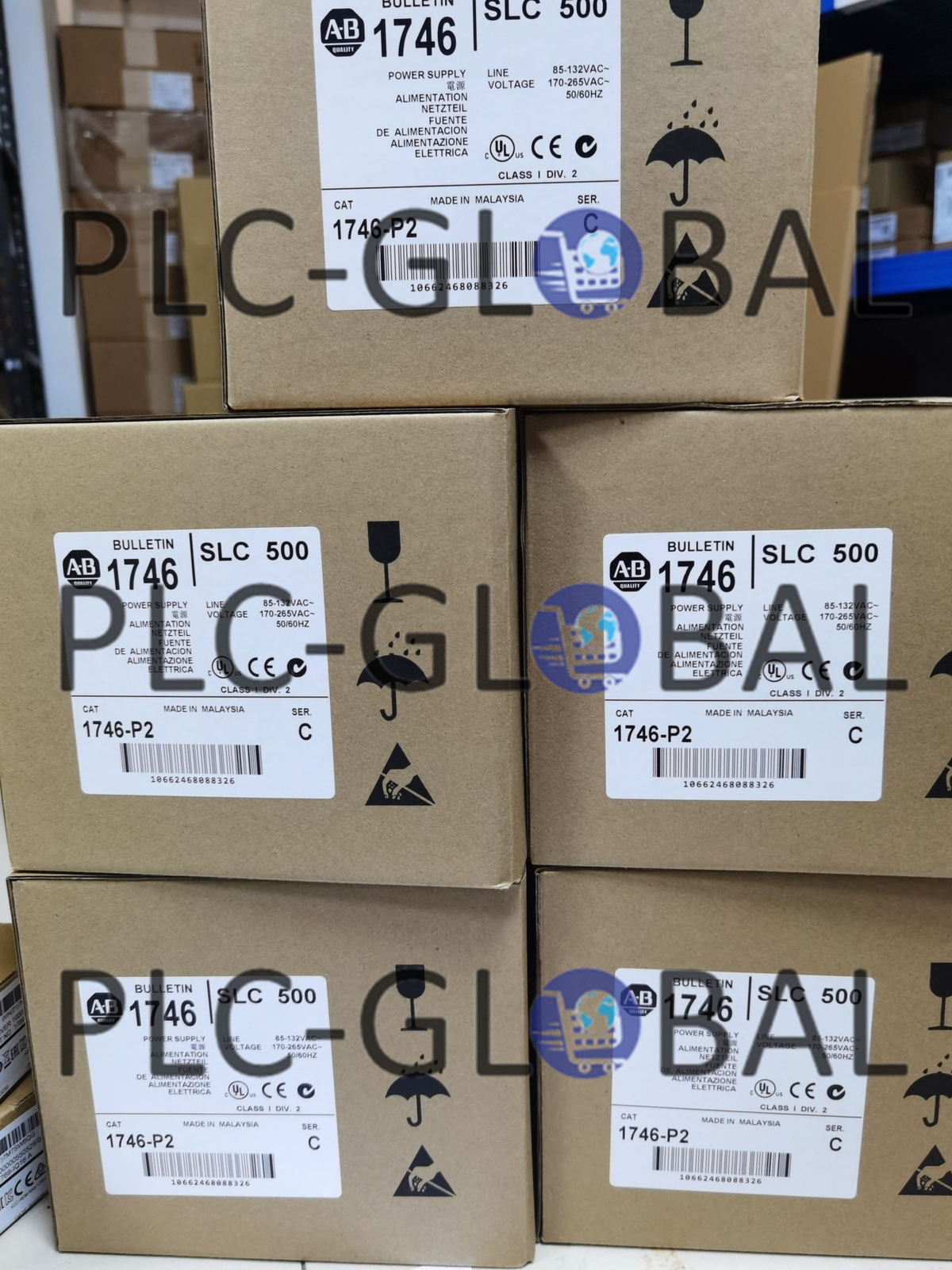 New Allen Bradley 1746-P2 Factory Sealed 1746-P2 Chassis Supply PLC ...