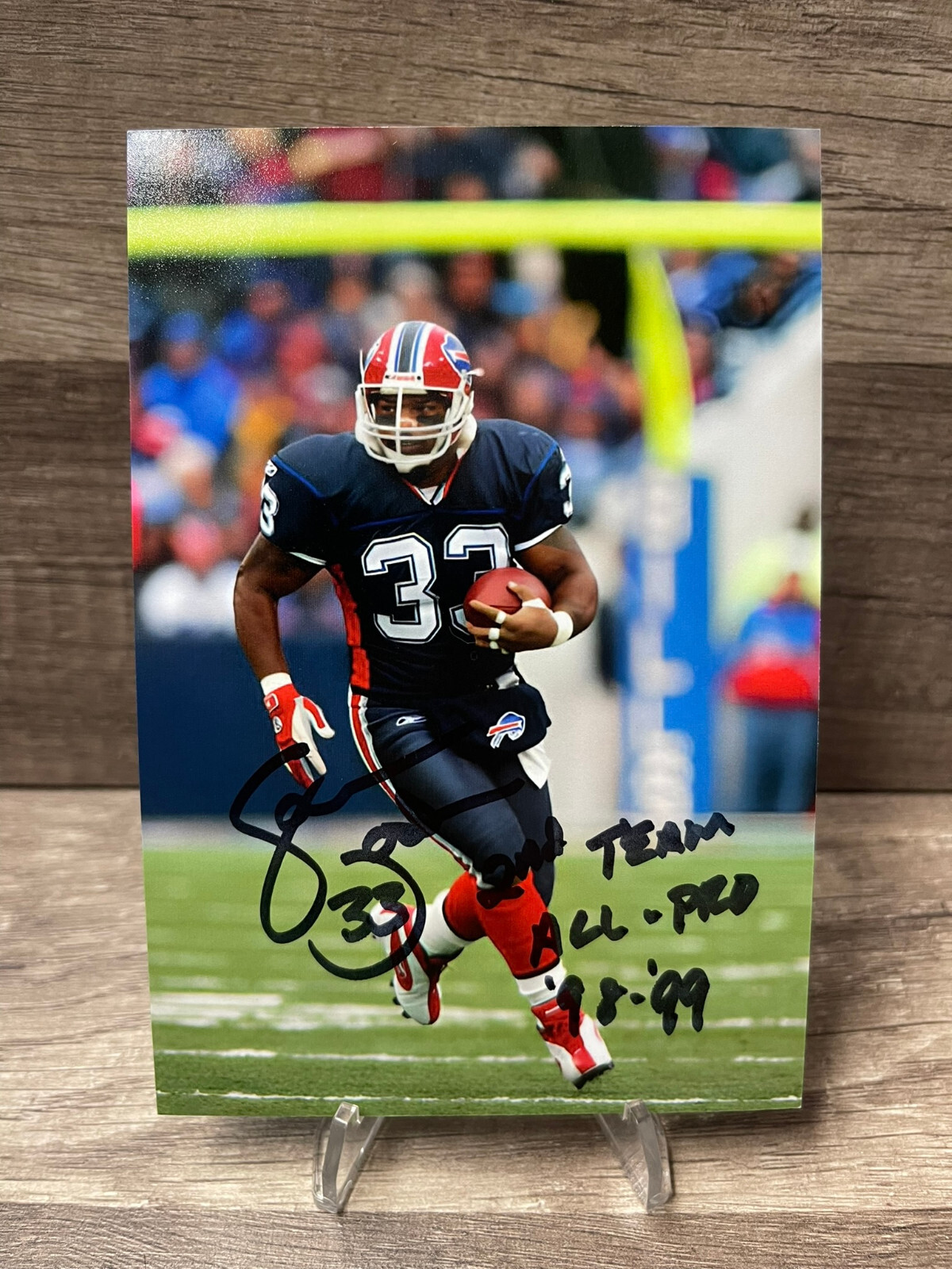 Sam Gash Buffalo Bills Hand Signed 4x6 Photo TC46-5198 | eBay