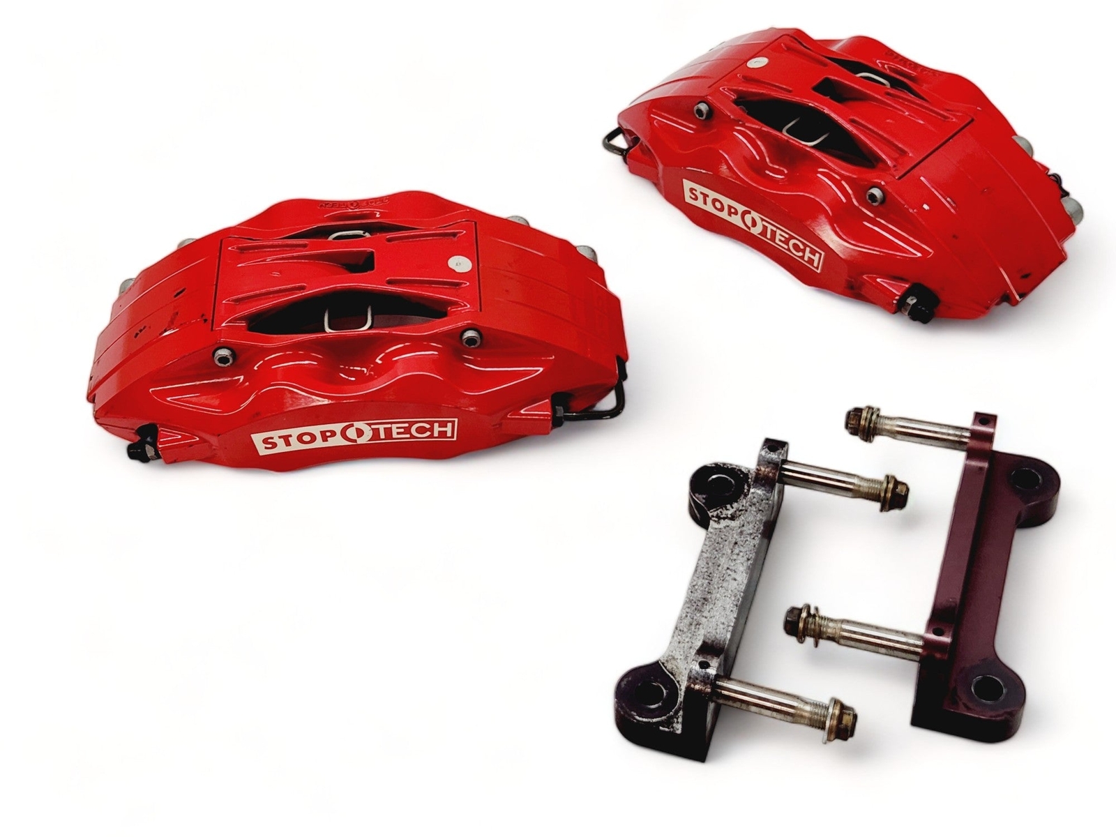 Corvette C5 C6 REAR Big Brake Kit 4 Piston Calipers & Brackets Stoptech ...