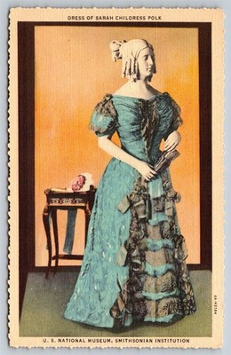Washington DC Smithsonian Museum Sarah Childress Polk Dress Linen ...