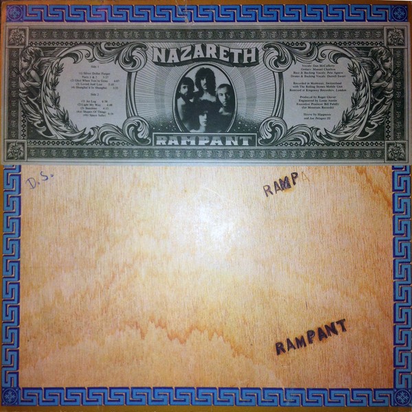 Nazareth - Rampant (LP, Album, M/Print, Emb) | eBay
