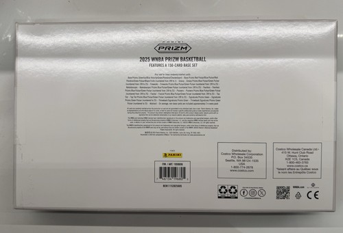 2025 Panini Prizm WNBA Costco Window Box Factory Sealed. 6 Packs ...