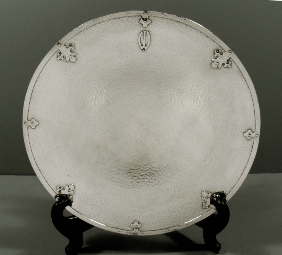 Joseph Mayer Sterling Silver Cake Tray c1925 HAND WROUGHT | eBay