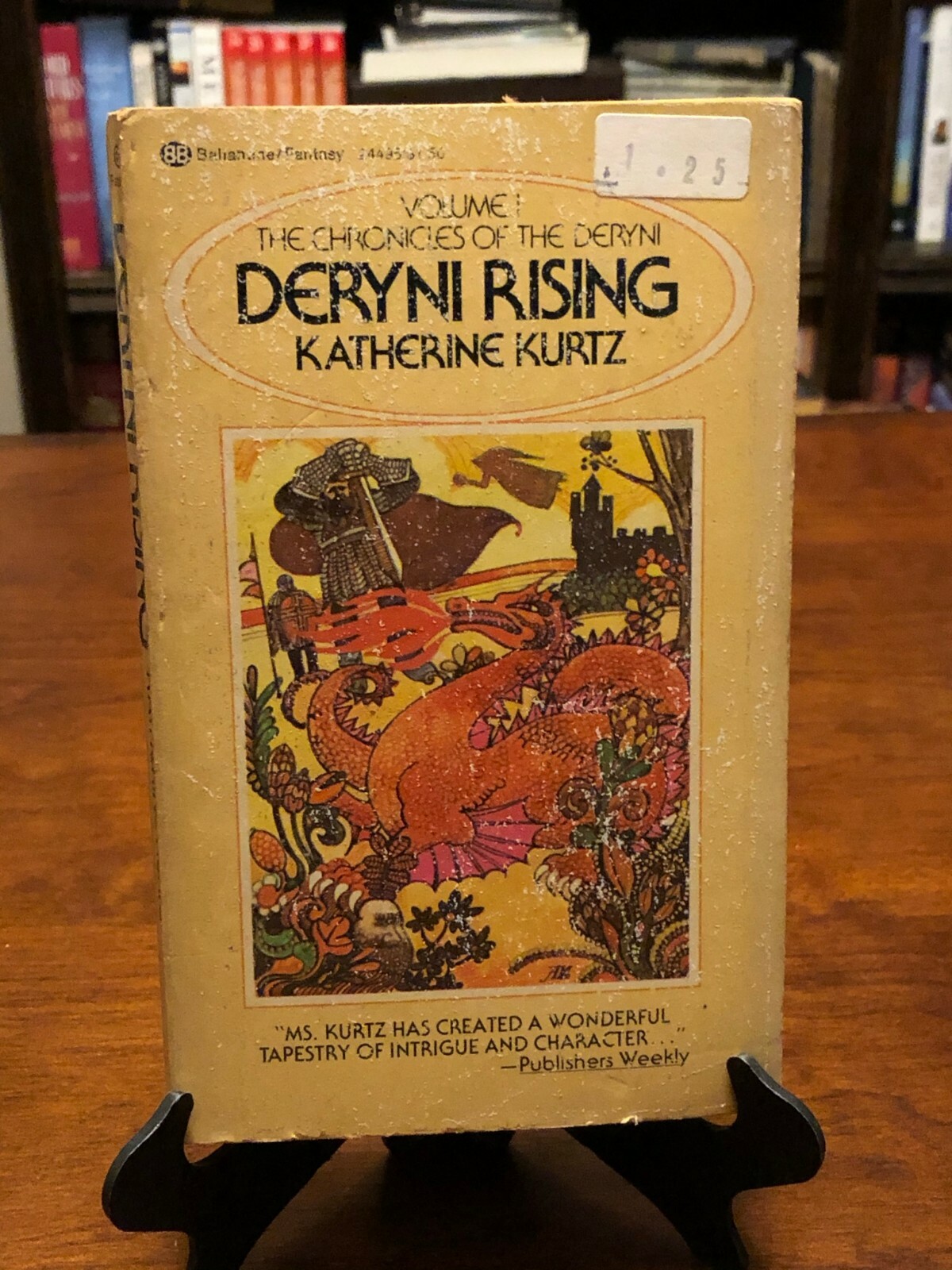 DERYNI RISING by Katherine Kurtz (Chronicles of the Deryni) 1ST ED ...