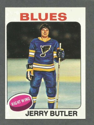 1975-76 Topps Hockey Jerry Butler #167 St Louis Blues NM/MT | eBay