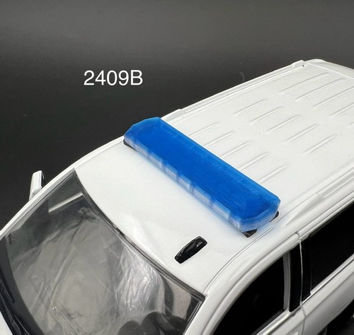 1/24 25 27 LED Ready Code 3 2700 Blue Lightbar Sheriff Highway Patrol ...