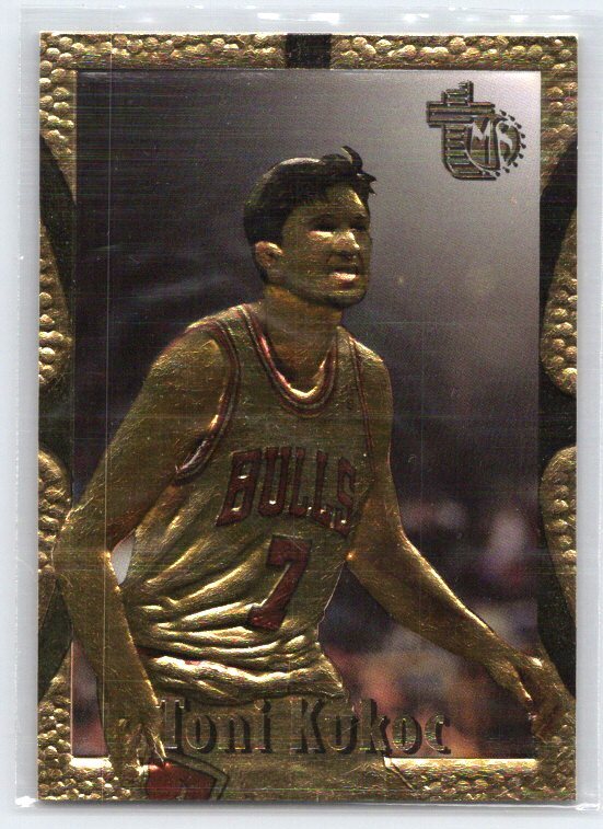 1994 Topps Embossed Toni Kukoc #15 Golden Idols Chicago Bulls | eBay