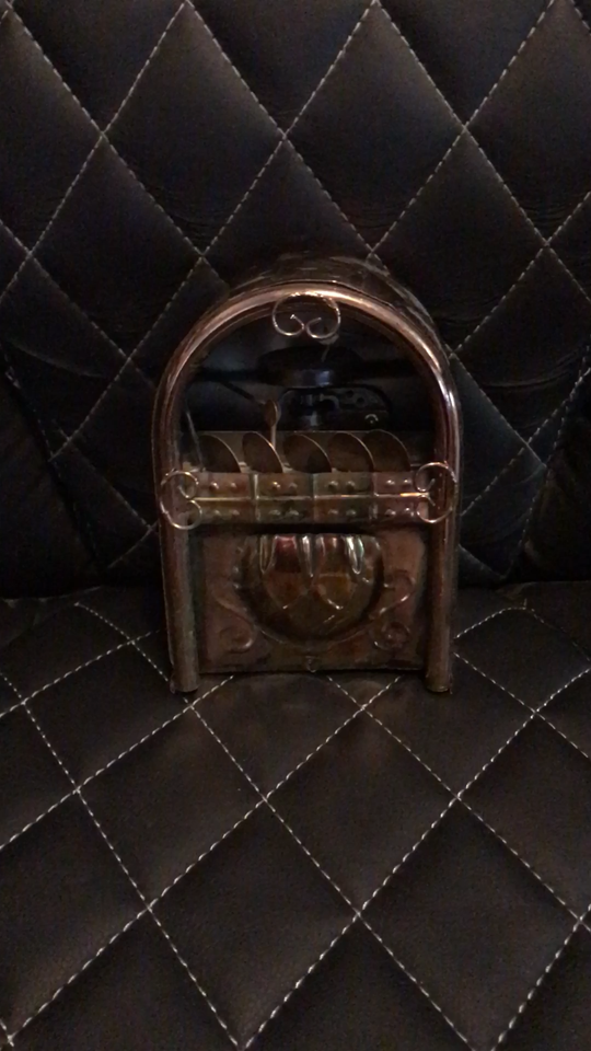 Retro 1950s Brass-toned Tin Jukebox Wind Up Music Box | eBay