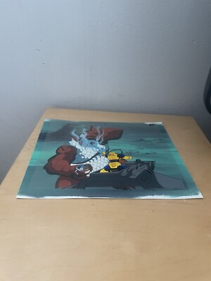 Liquidator Metlar Inhumanoids Production Animation Cel w Background | eBay