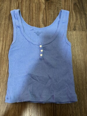 Brandy Melville/John Galt Light Blue Tank S/M | eBay