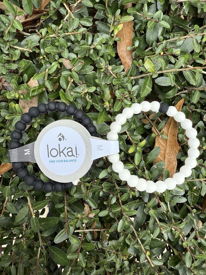Lokai Bracelets Black &White M | eBay