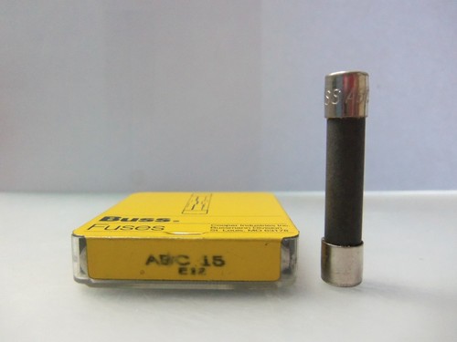 New Lot Bussmann ABC-15 Amp Fuses Fast-Blow Ceramic Fuse 15A 250 Volts ...
